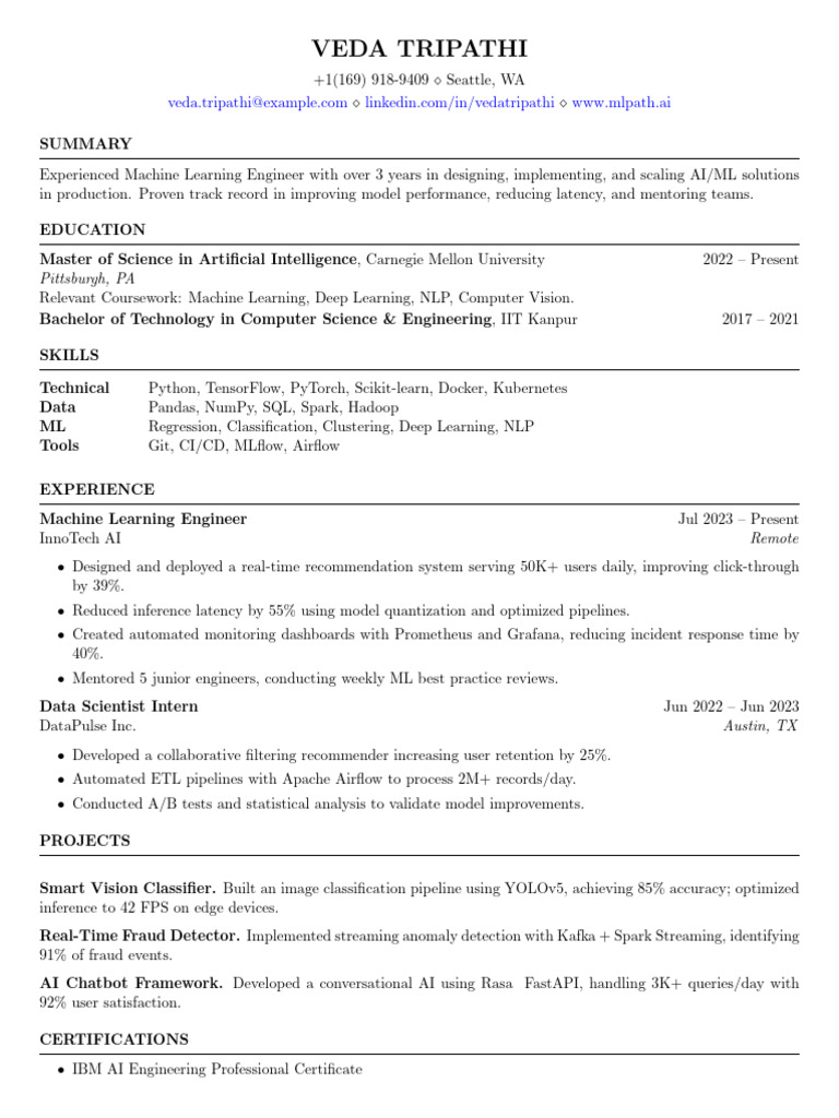 FAANGPath Simple Template 2 | PDF | Machine Learning | Artificial ...