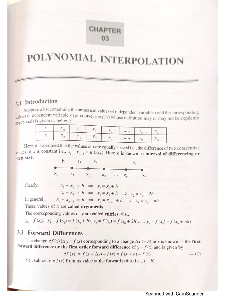 Polynomial Interpolation | PDF