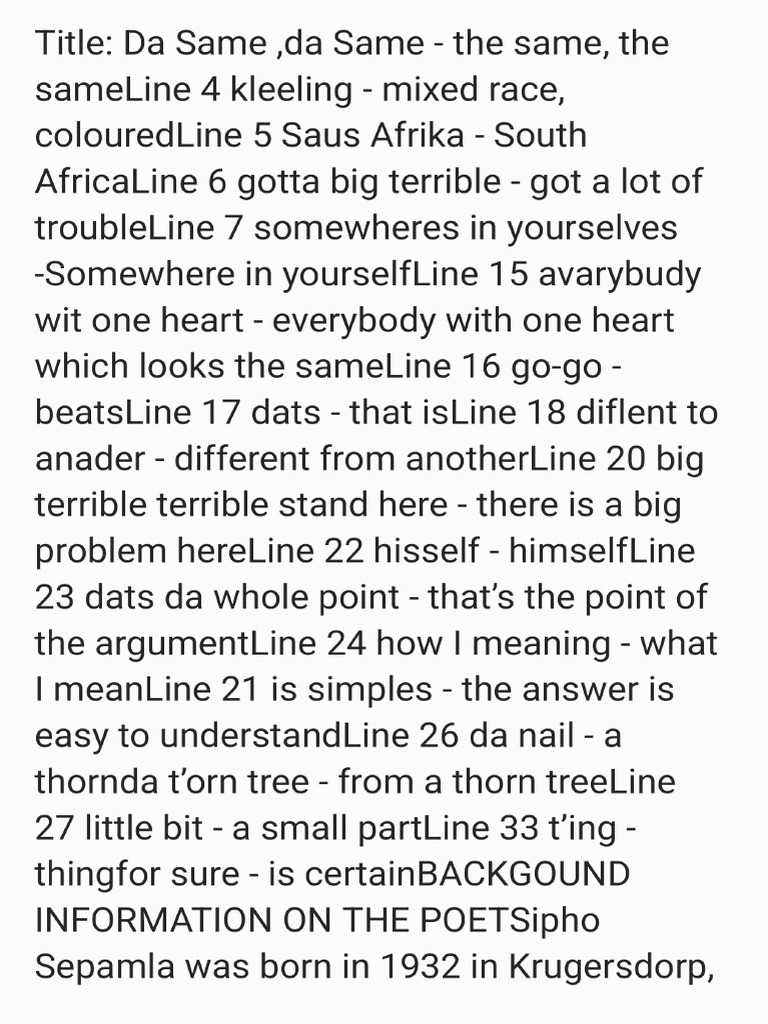 Da Same Da Same Notes - 250609 - 163730 | PDF