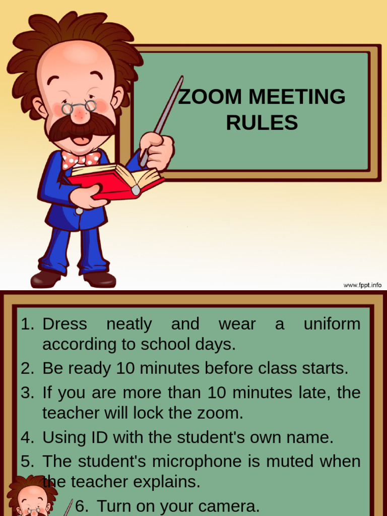 Zoom Meeting Rules | PDF