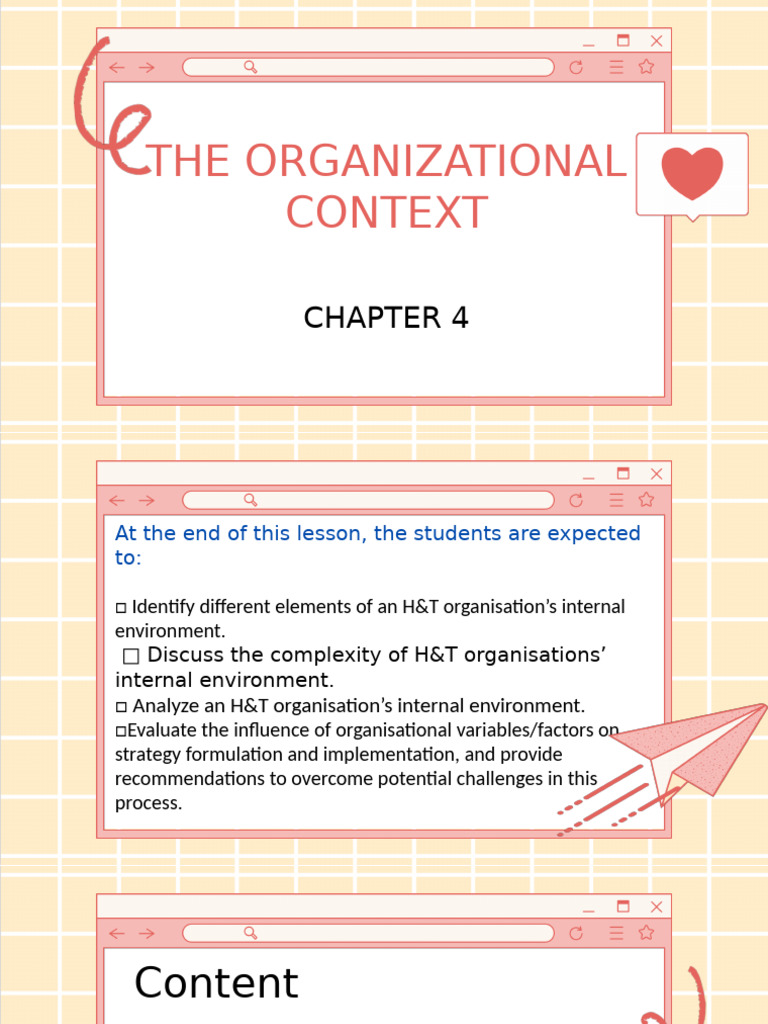 Chapter 4 The Organizational Context | PDF | Organizational Structure ...