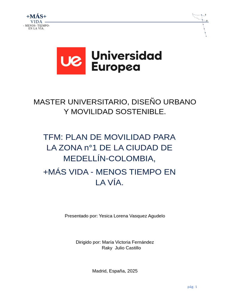 TFM 20205 Yesica Vasquez | PDF | Transporte