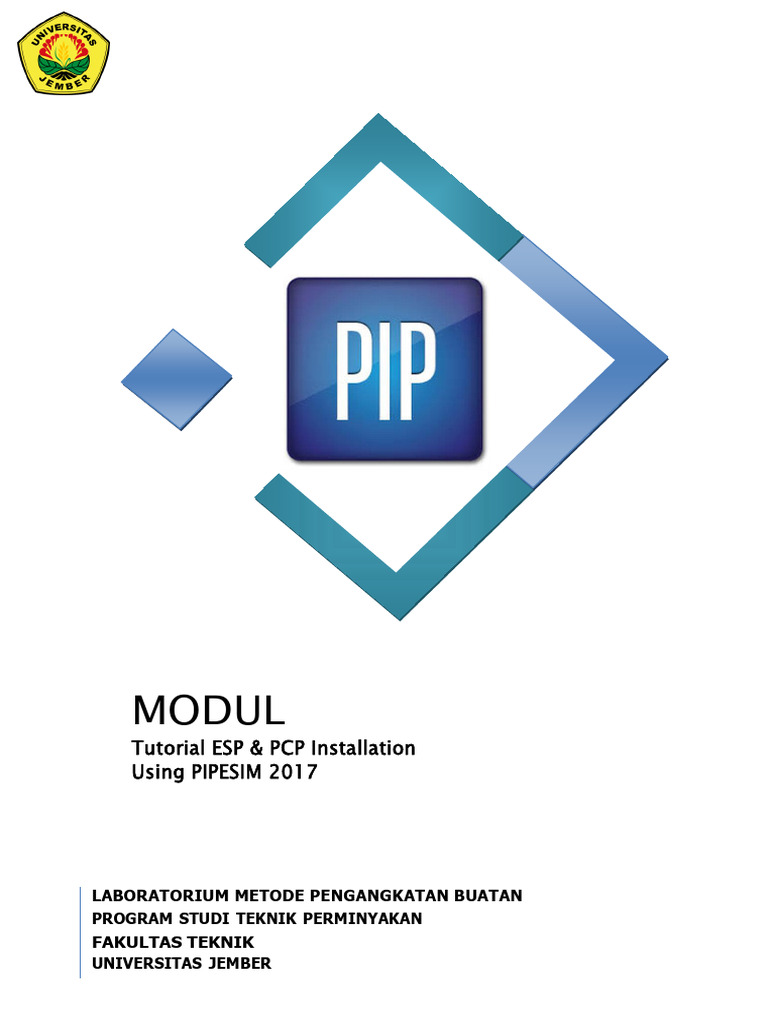 Modul Tutorial ESP & PCP Installation Di Simulator PIPESIM 2017 | PDF