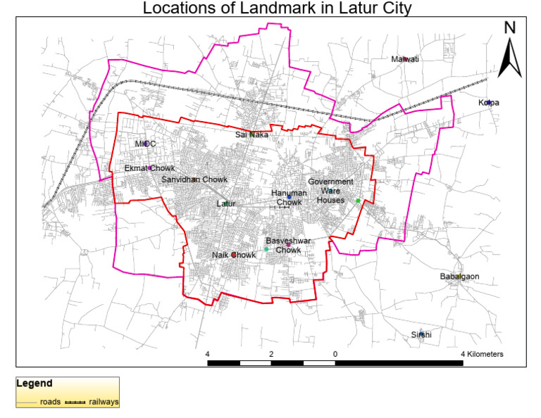 Landmarks in Latur City | PDF