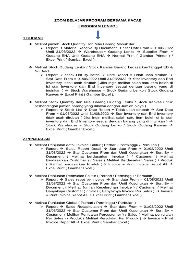 Zoom Belajar Program Bersama Kacab | PDF | Business | Supply Chain ...