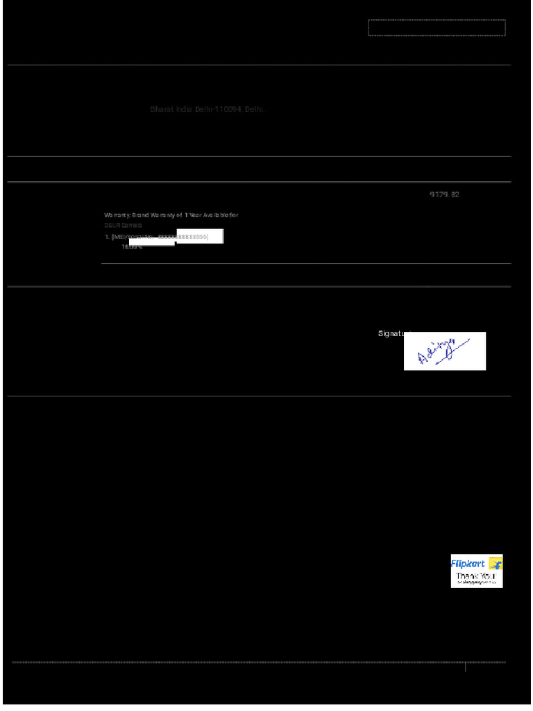 Flipkart Bill | PDF