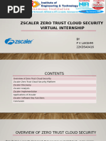 Zscaler Zero Trust Cloud Architecture Student Guide | PDF | Cloud Computing | Computer Network