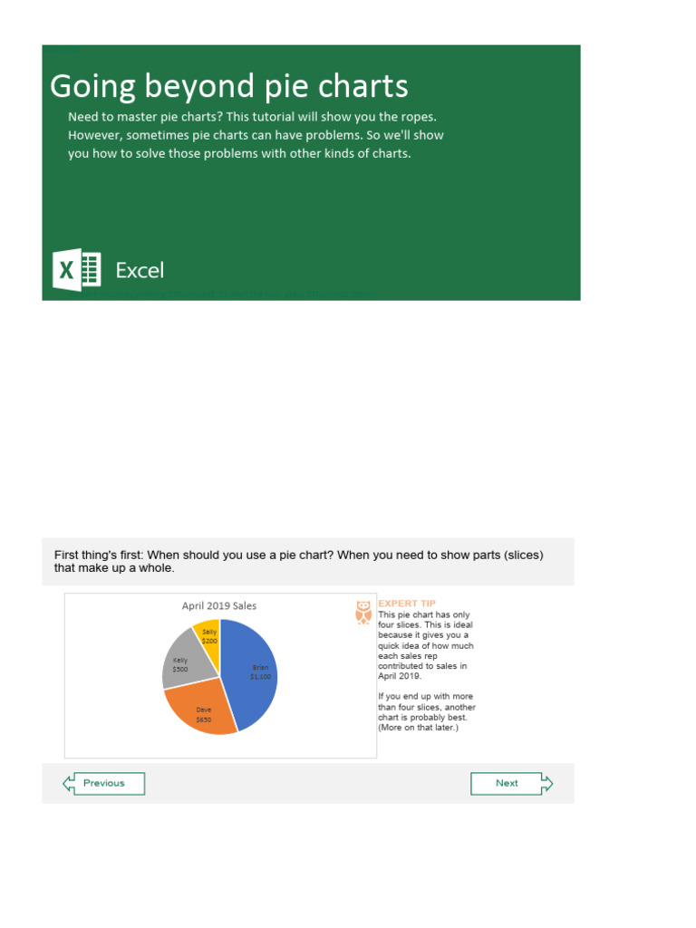 Excel Piecharts | PDF | Pie Chart | Chart