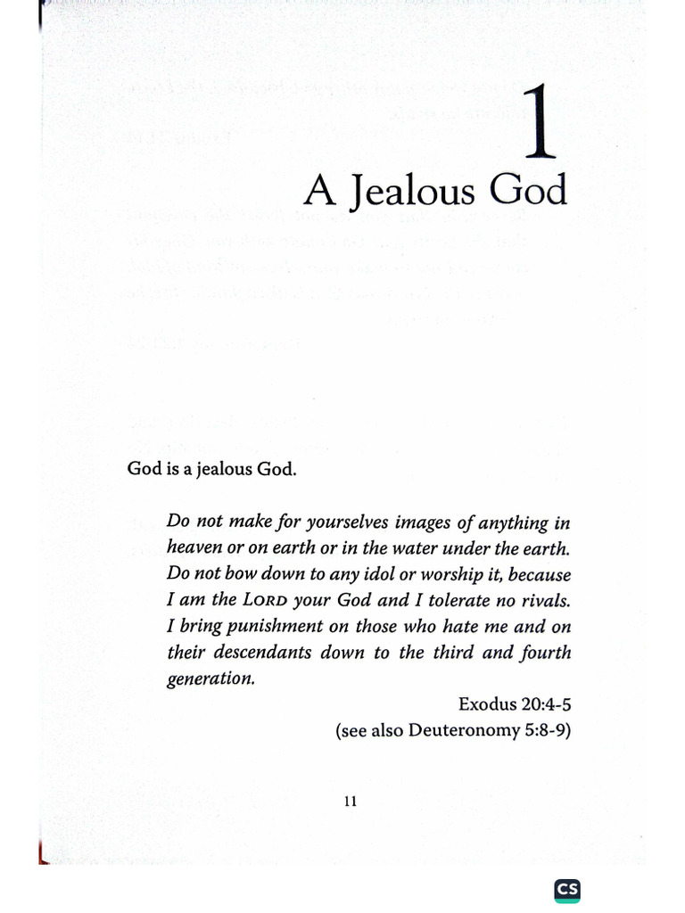 A Jealous God | PDF