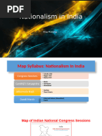 Nationalism in India Map Work Class10 | PDF
