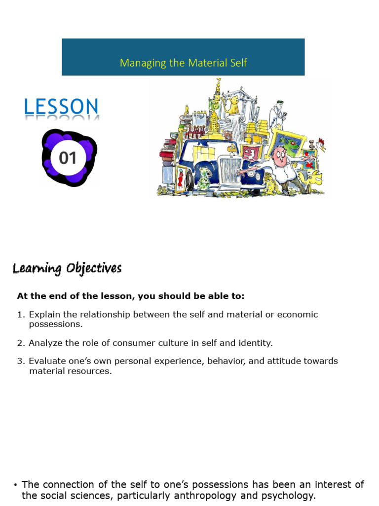 Understanding The Self - Managing The Material Self | PDF | Adolescence ...