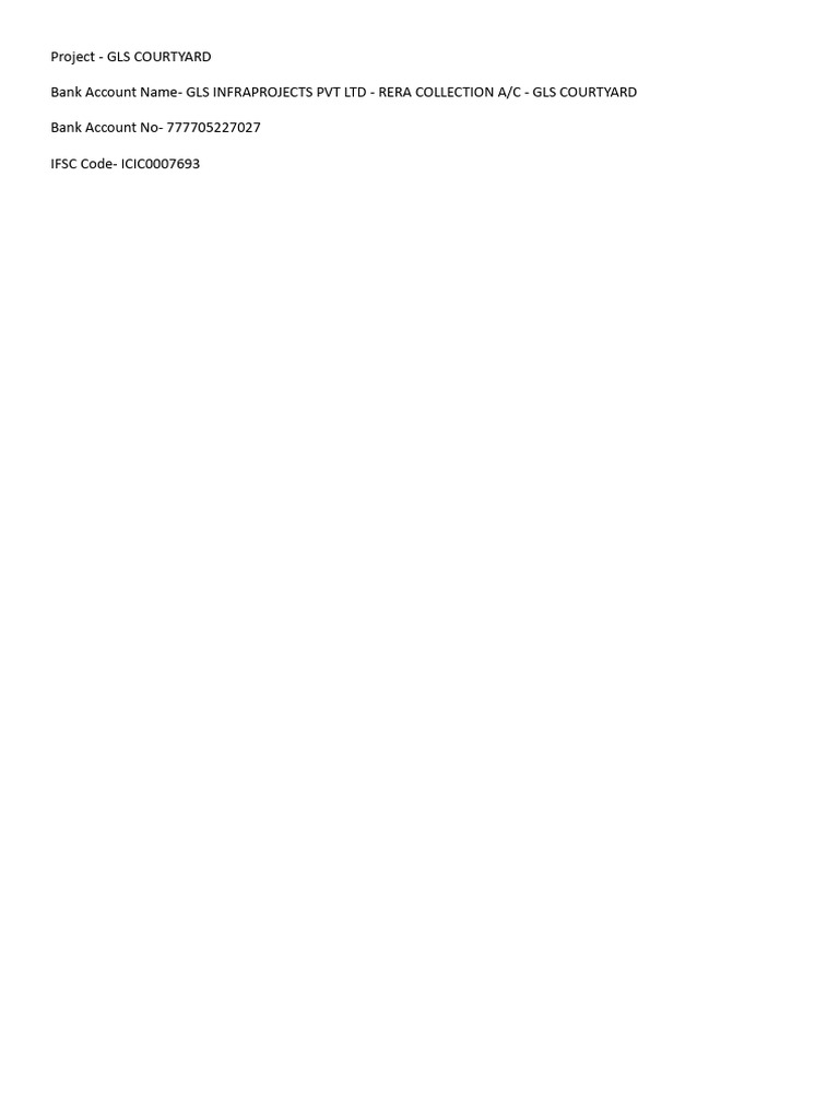 GLS Account Details | PDF