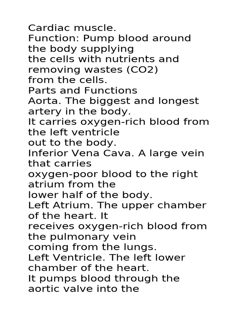 Lecture On Human Circulatory System | PDF | Heart | Heart Valve