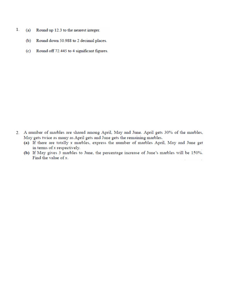 S1 Final Exam Paper 1 Mock | PDF