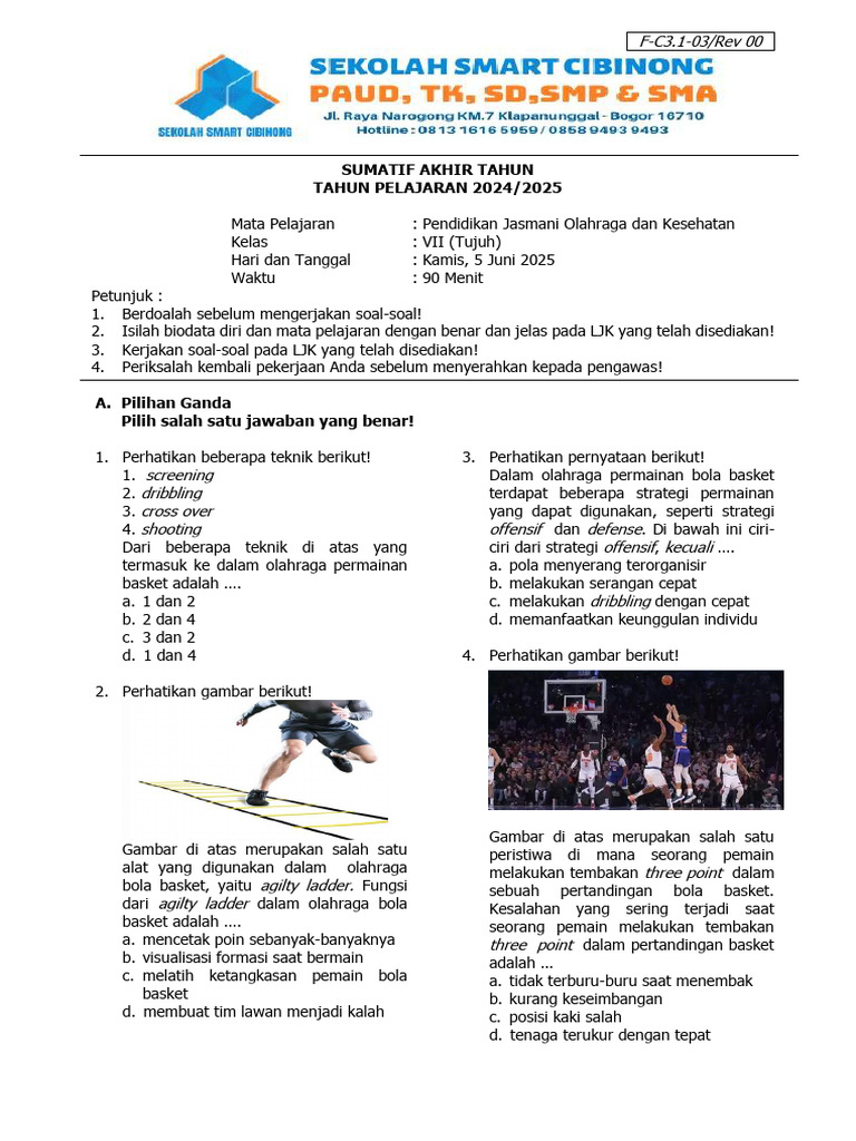 Format Soal SAT | PDF
