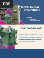 Basic Principle Turbine Governors & Types | PDF | Valve | Pump