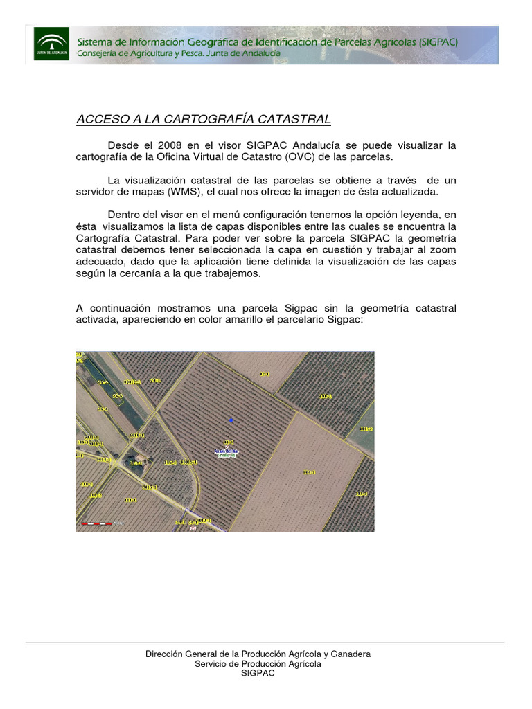 Acceso A La Cartografía Catastral | PDF
