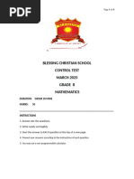 Grade 8 Maths Study Guide & Exam Prep | PDF | Area | Mathematics