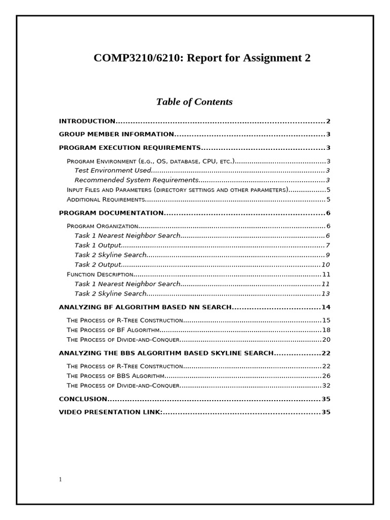 Big Data Group Assignment - Report | PDF | Computing | Algorithms And Data Structures