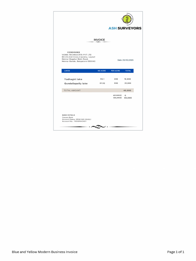 Vimo Yadhagirigutta Bill | PDF