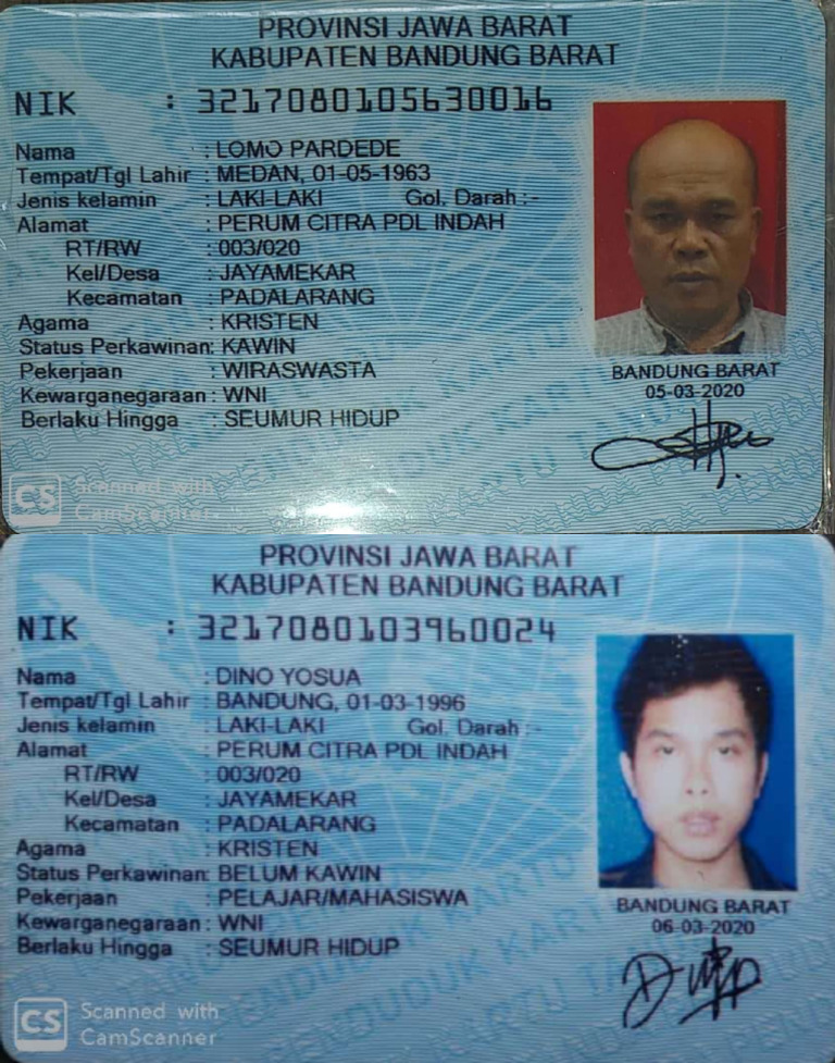 08 - KTP Pengurus - CV Citra Indah | PDF