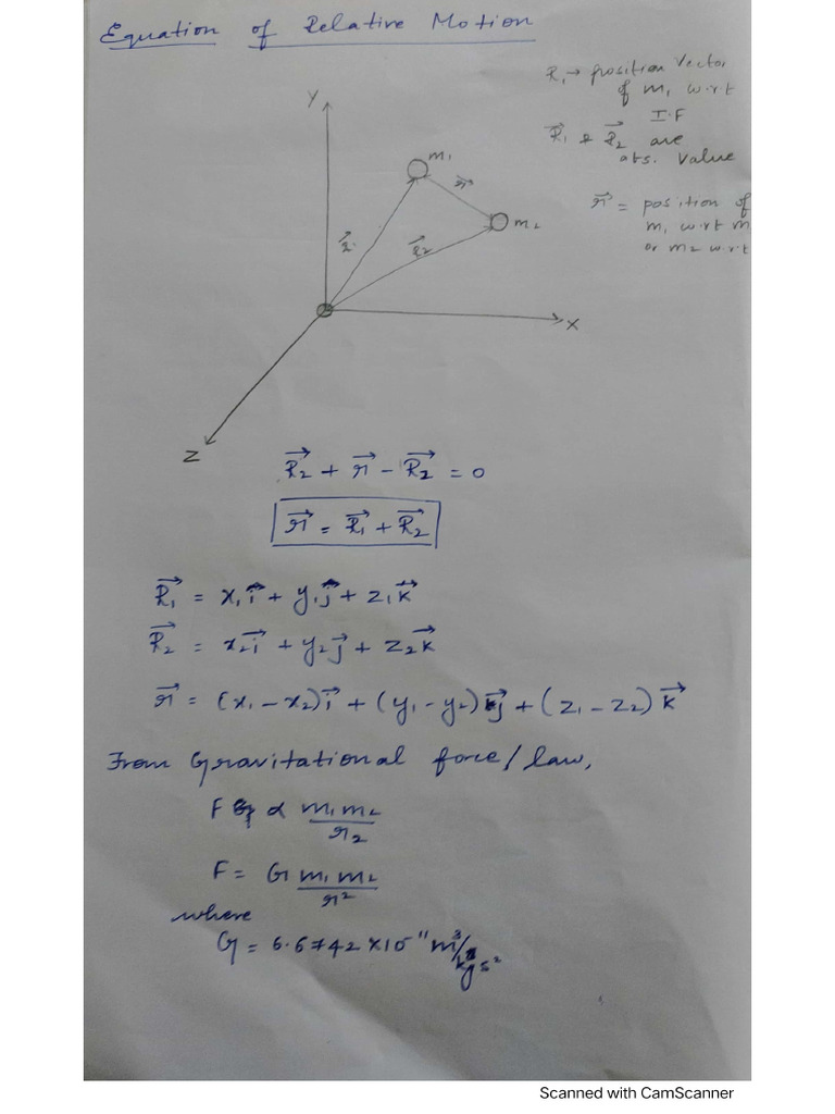 Space Flight Notes | PDF