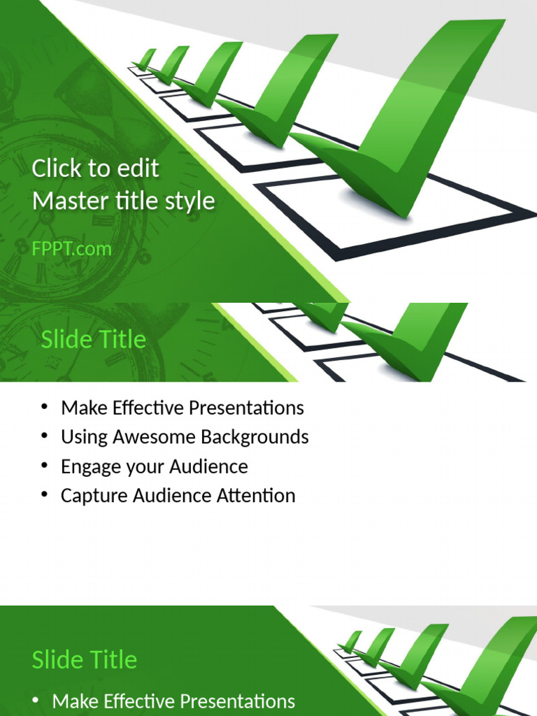 Checklist Template 16x9 | PDF