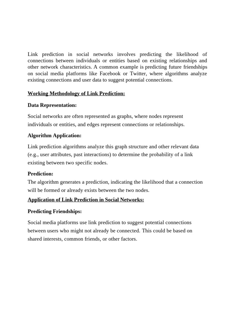 Link Prediction | PDF