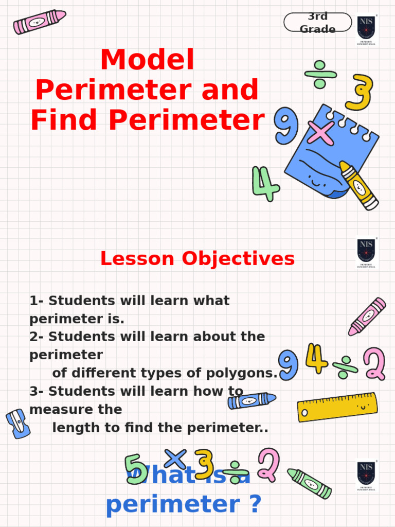 Model Perimeter and Find Perimeter: 3rd Grade | PDF | Foot (Unit) | Length
