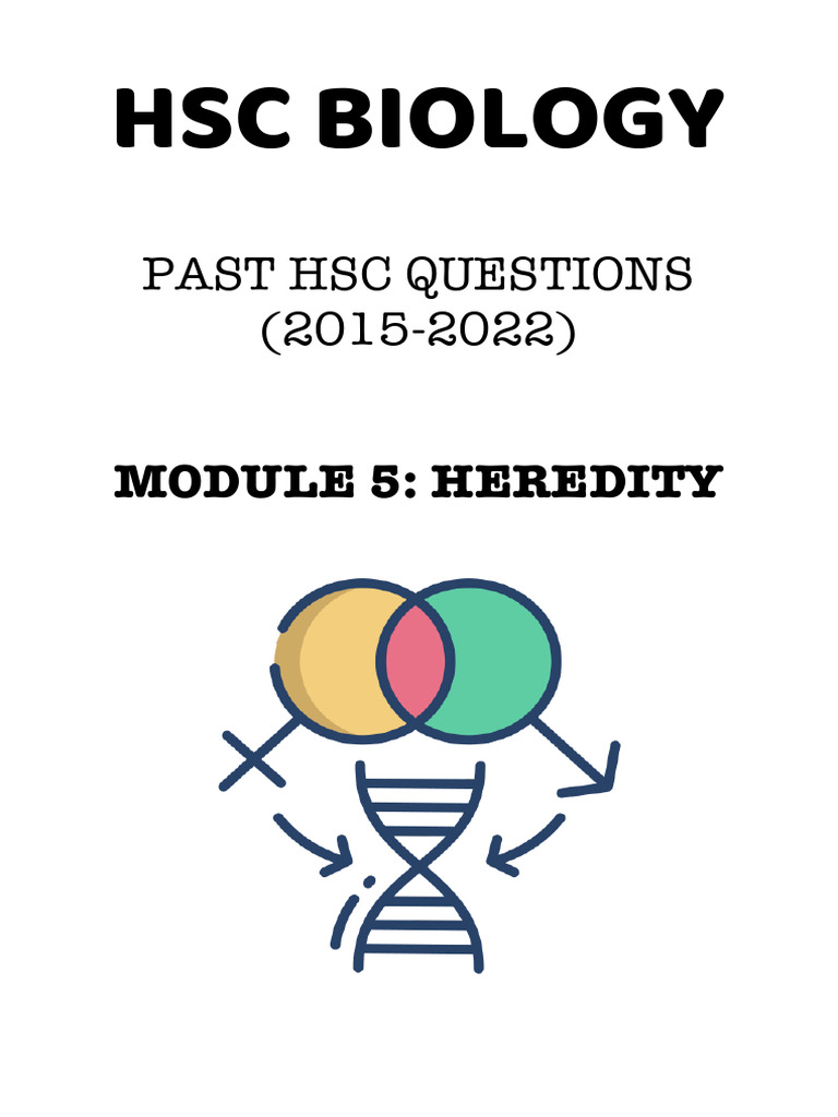 Biology HSC Questions M5 | PDF