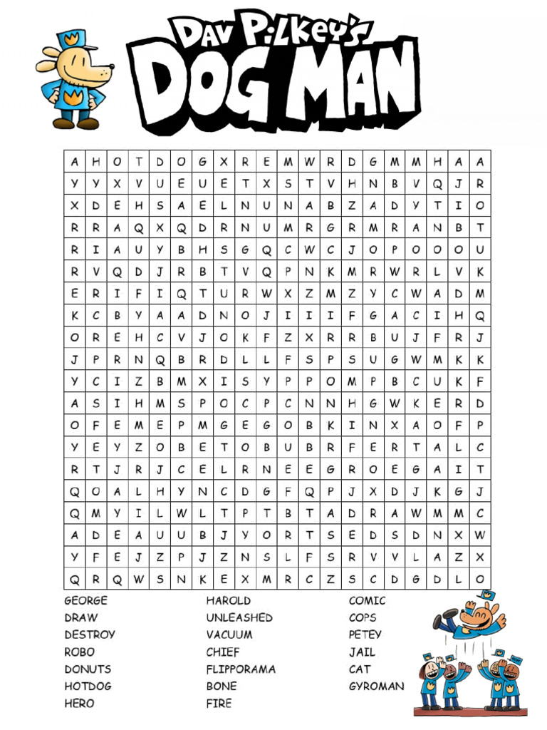 Dogman Wordsearch | PDF