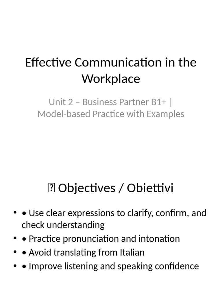 Effective Communication Model Presentation | PDF