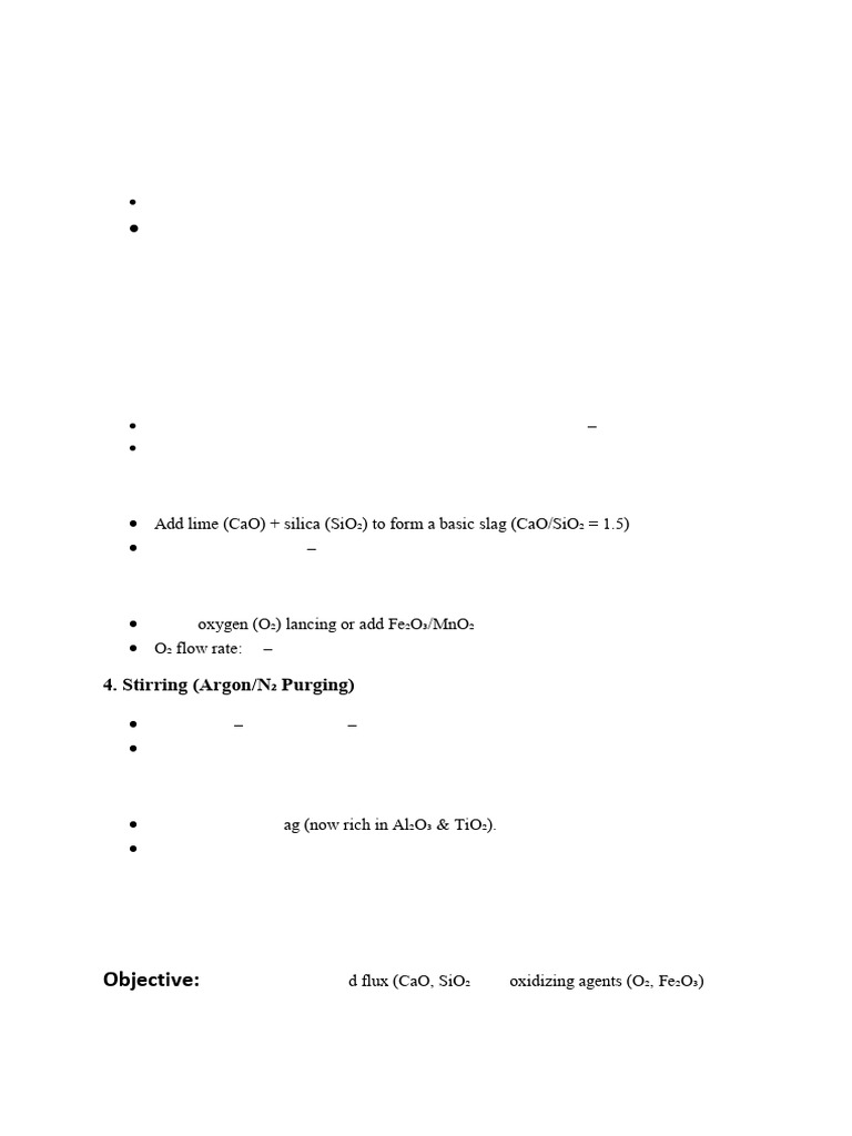 Metallurgical Slag Removal in FeSi Refining | PDF | Metals | Materials