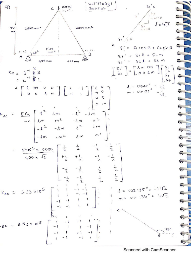 22MST0031 FEM Digital Assignment 2 - Compressed | PDF