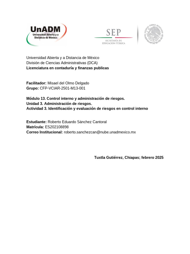 M13 U3 A3 SanchezCR | PDF