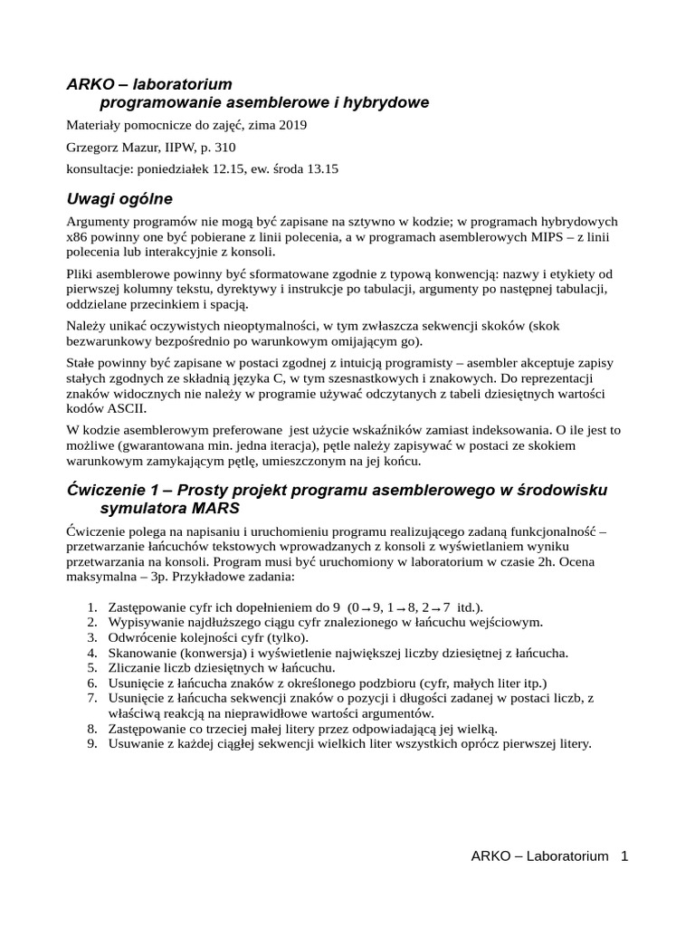 Arko Proj Ogolne | PDF
