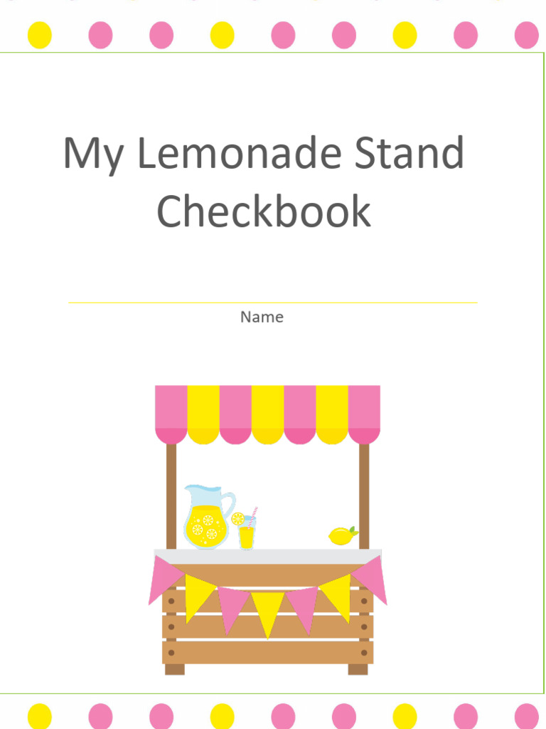 Kids Lemonade Stand Checks 2022 | PDF | Credit Card | Business