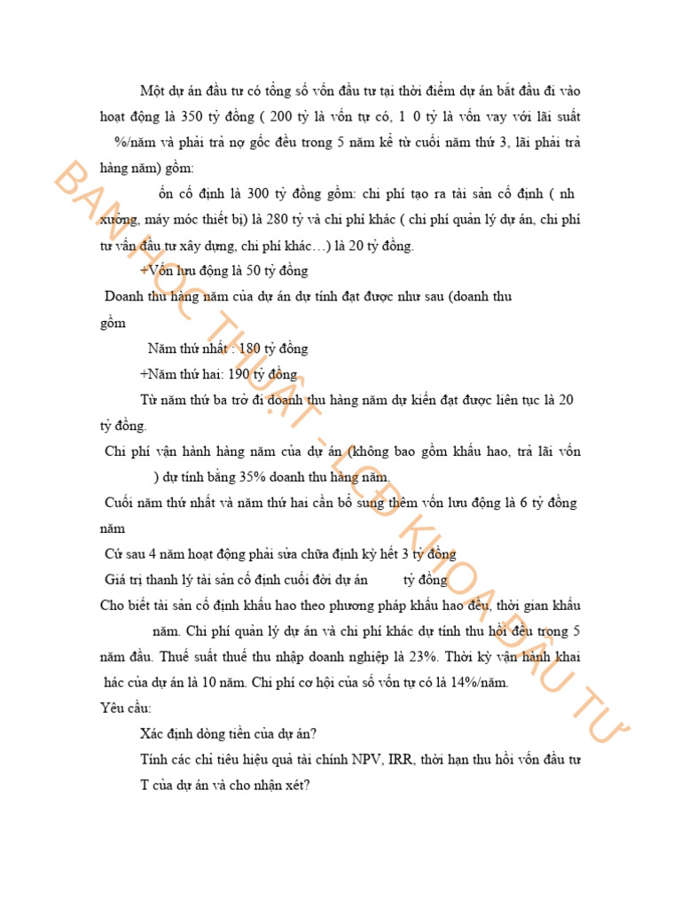 BÀI TẬP LDA | PDF