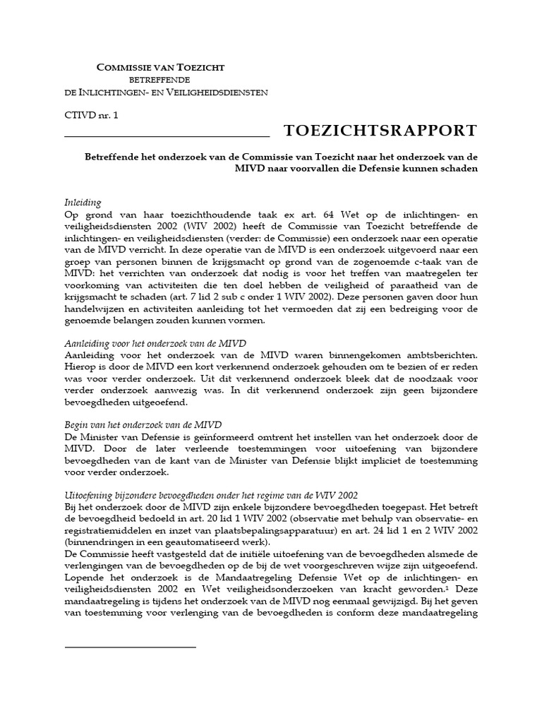 Ctiv D Rapport 1 | PDF