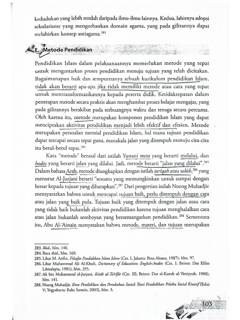 Metode Pendidikan | PDF