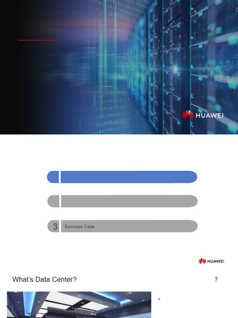 Huawei Data Center Facility Solution and Sells Strategy Introduction ...