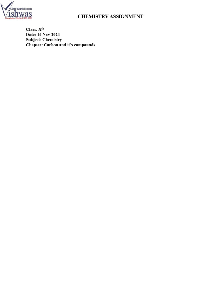 Assignment Class X 14-11-2024 | PDF