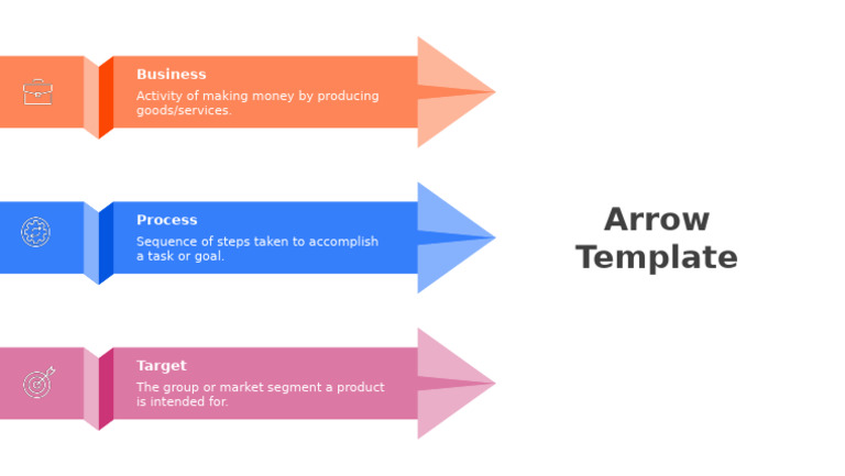 Understanding Business Terms: Arrow Template | PDF