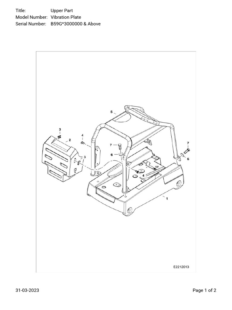 Upper Part - Vibration Plate | PDF