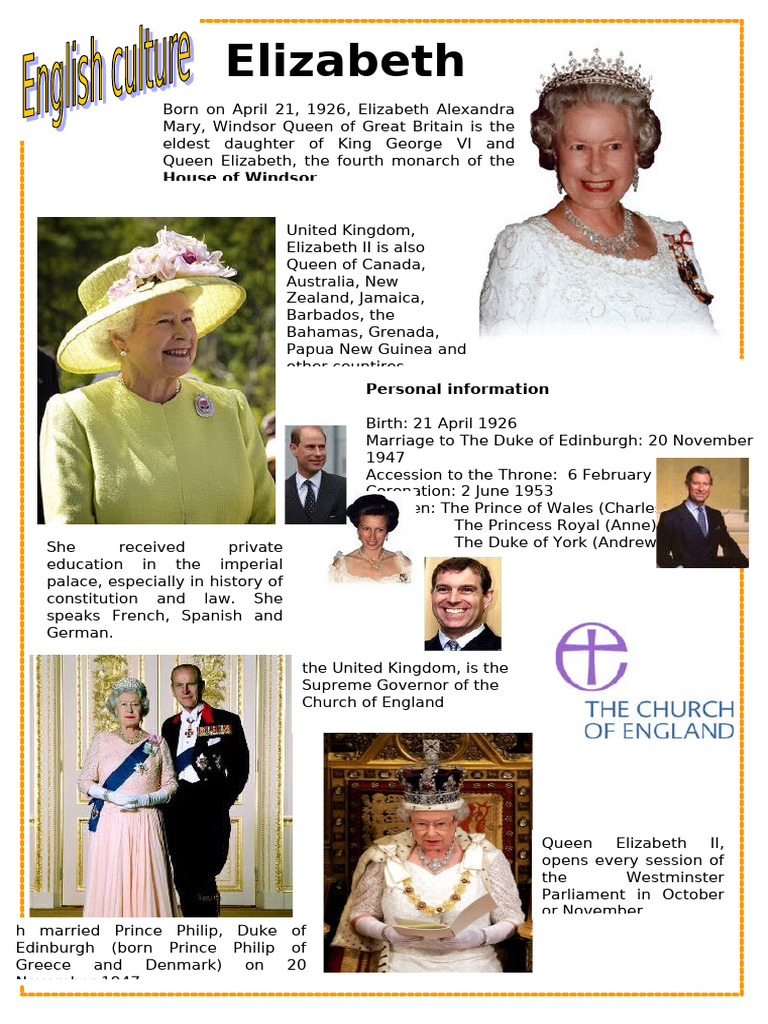 English Culture - The Queen | PDF