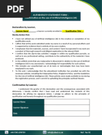 AI Use Declaration for Assessments | PDF