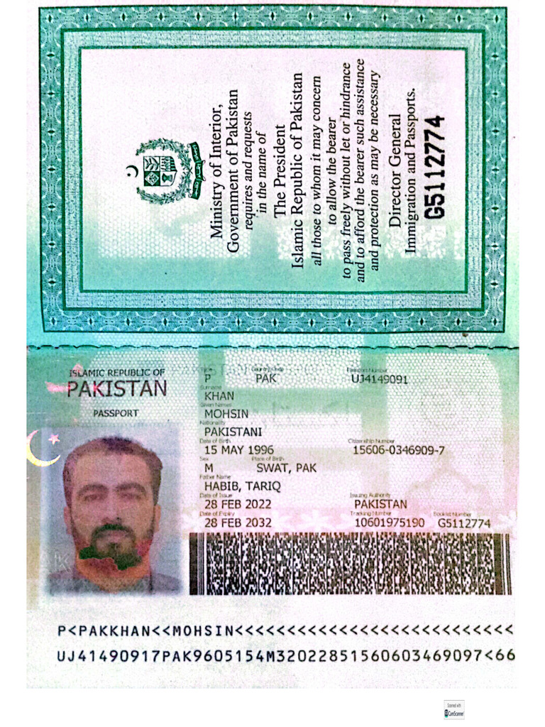 Passport (Mohsin) | PDF