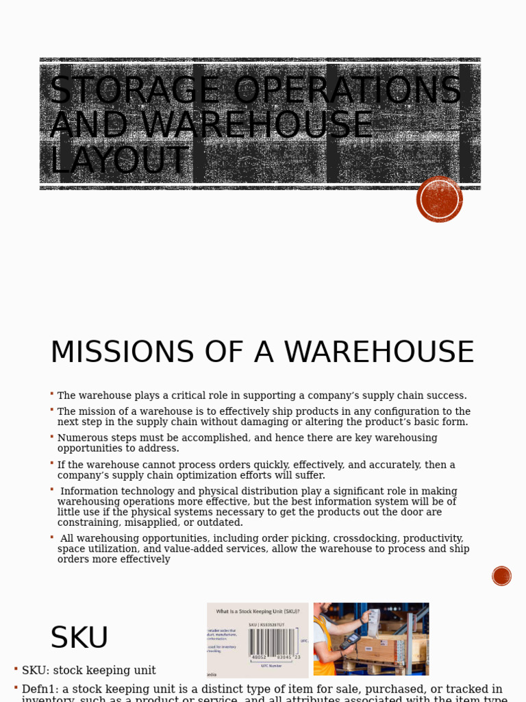 Warehouse Operations and Layout Guide | PDF | Warehouse | Business Process