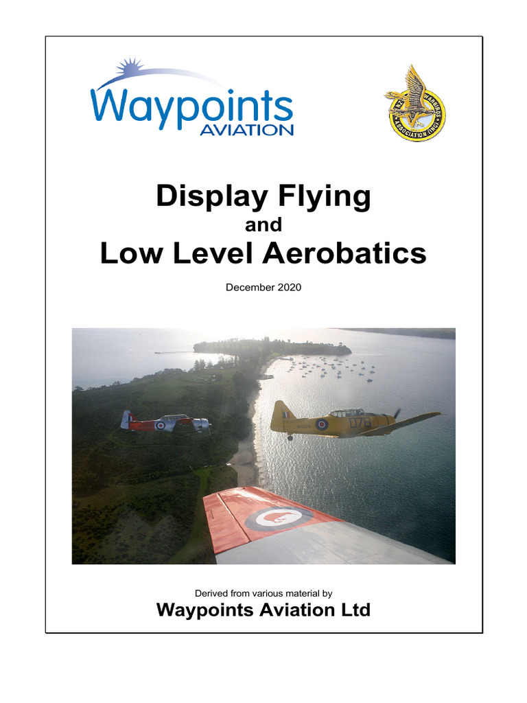 Display Flying and Low Level Aerobatics Manual - December 20 | PDF ...