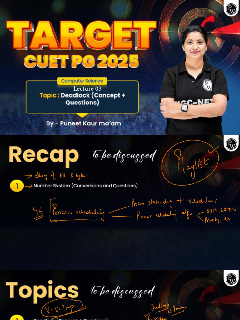 Computer Science 03 - Class Notes - Target CUET PG 2025 - Computer ...